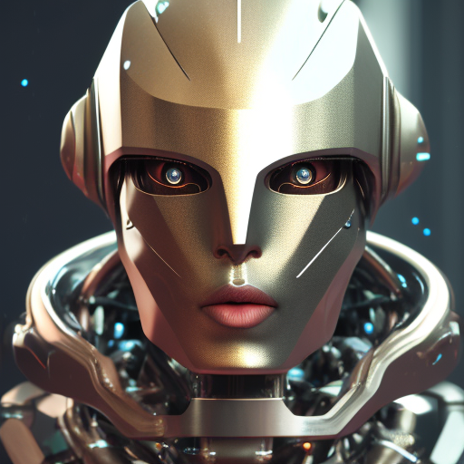 Openjourney prompt: A humanoid made of sci fi metal - PromptHero