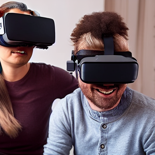 Stable Diffusion prompt: family VIRTUAL REALITY danger - PromptHero