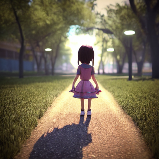 Stable Diffusion prompt: Pixar style little girl, 4k, - PromptHero
