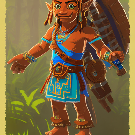 Openjourney prompt: jungle warrior aztec tribe npc. sheet - PromptHero