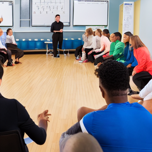 Stable Diffusion prompt: Academy, trainings, trainer, - PromptHero