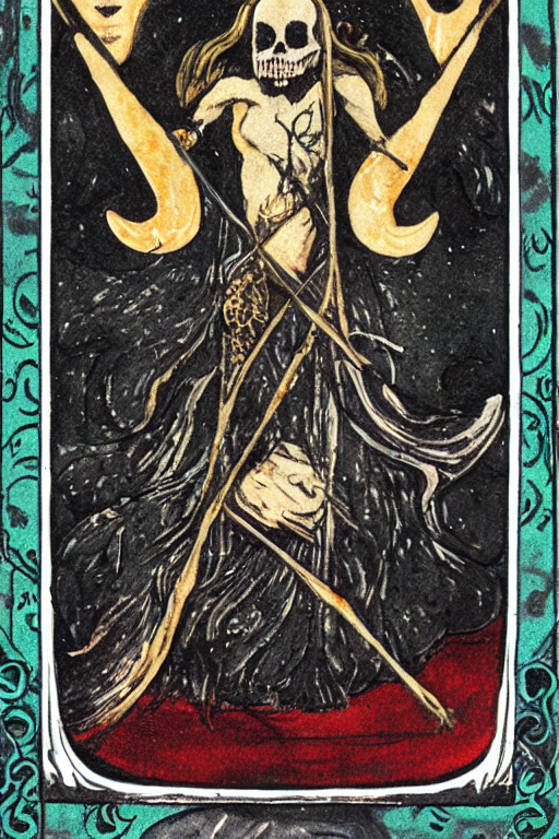 Stable Diffusion prompt: tarot, tarot card, death, the - PromptHero
