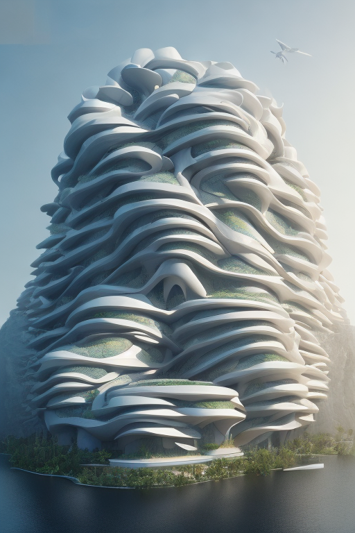 Openjourney prompt: A architectural exterior 3D rendering - PromptHero
