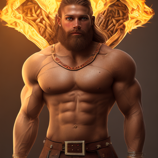 Openjourney prompt: powerful muscle viking, Enchanting, - PromptHero