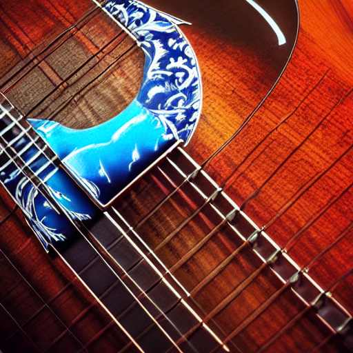 Stable Diffusion prompt: world of guitar, acoustic guitar - PromptHero