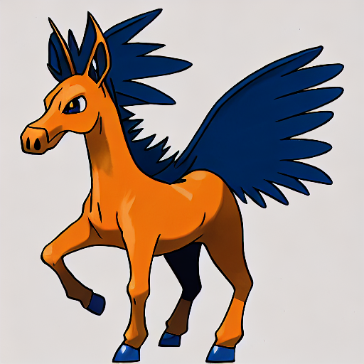 Text to Pokémon prompt: horse that spit fire and has - PromptHero