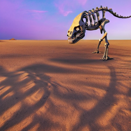 Stable Diffusion prompt: massive skeleton head of a - PromptHero