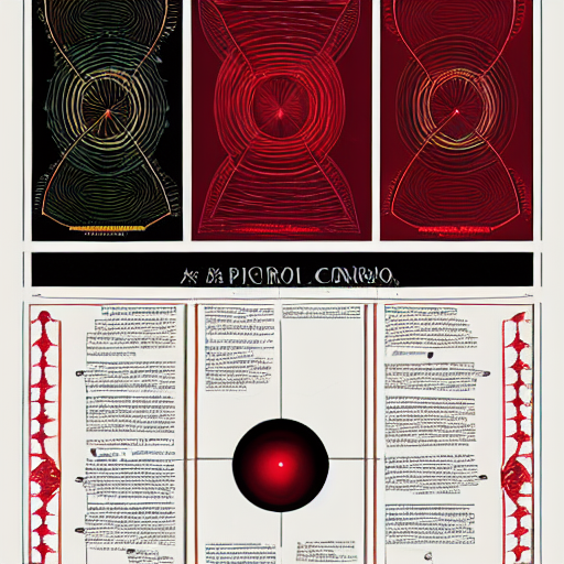 Stable Diffusion prompt: crimson infographic of the - PromptHero