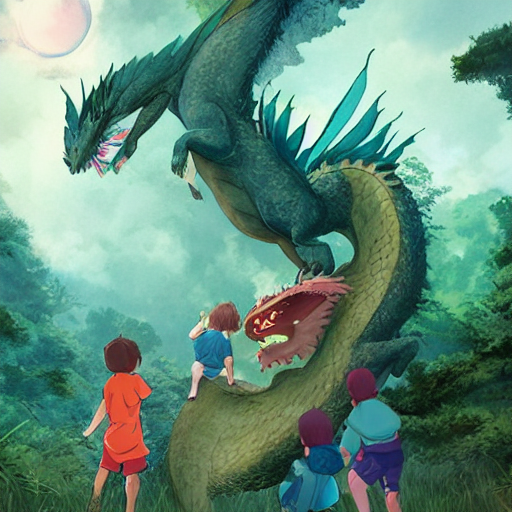 Stable Diffusion prompt: children stumbling upon a - PromptHero