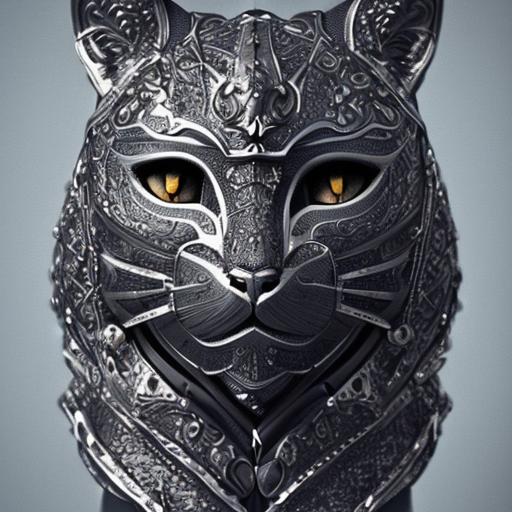 Redshift Diffusion prompt: kneeling cat knight, portrait, - PromptHero
