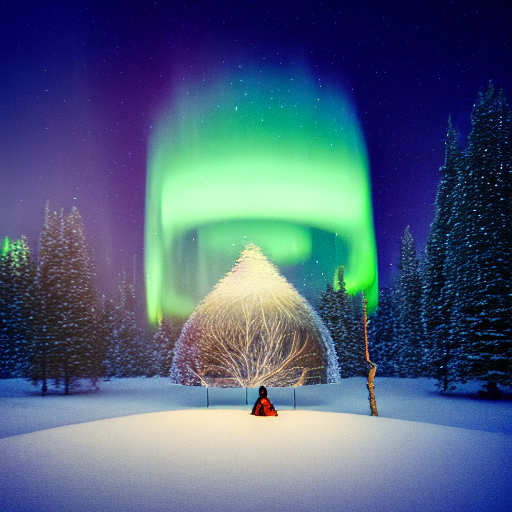 Stable Diffusion prompt: knollingcase, winter scenery of - PromptHero