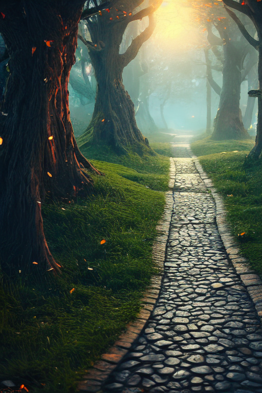 Stable Diffusion prompt: path, pathway, fantasy, - PromptHero