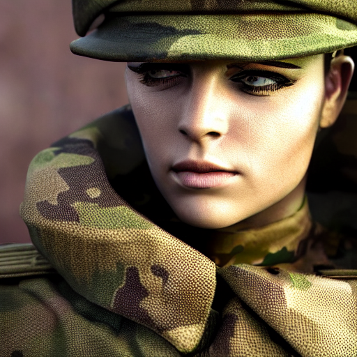 Stable Diffusion prompt: Army officer, stunning eyes, - PromptHero