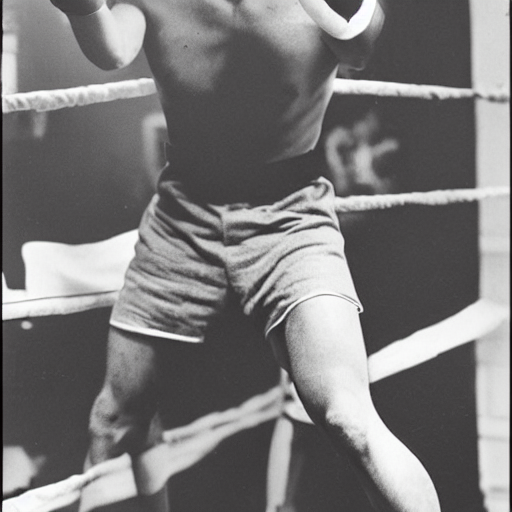 Stable Diffusion prompt: old school boxer, - PromptHero
