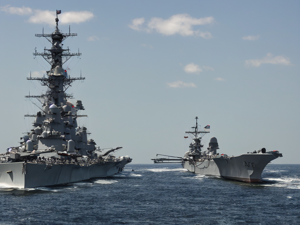 Stable Diffusion prompt: the wwii battleship USS iowa - PromptHero
