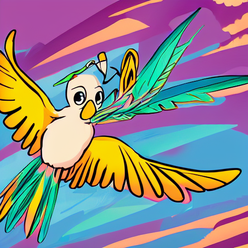 Stable Diffusion prompt: mascot for bird of paradise with - PromptHero