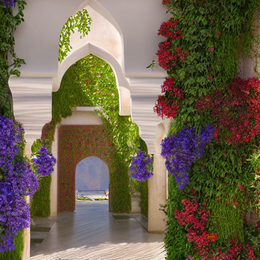 Stable Diffusion prompt: Hanging gardens, inside Persian - PromptHero