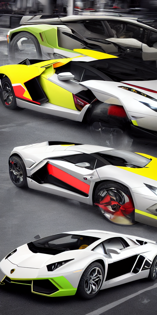 Stable Diffusion prompt: “Speed Racer’s Lamborghini Super - PromptHero