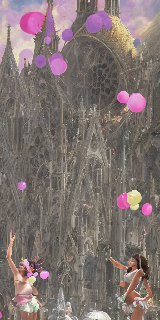 Openjourney prompt: full body, girl, woman, flying clown, - PromptHero