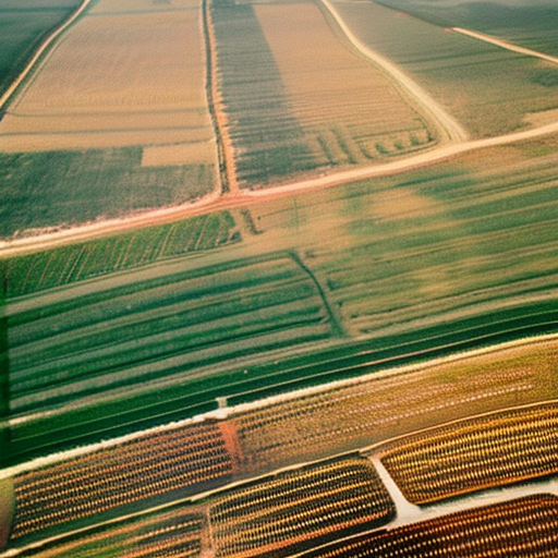 Stable Diffusion prompt: Photo aerial view, winter field - PromptHero