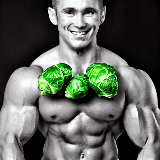 Stable Diffusion prompt: bodybuilder with muscles like - PromptHero