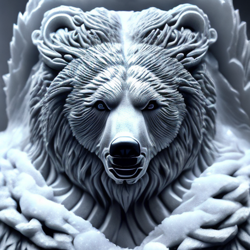 Openjourney prompt: Gorgeous and fierce Bear God of - PromptHero