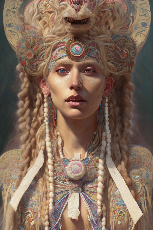 Openjourney prompt: painted portrait of Tzitzimime, god - PromptHero