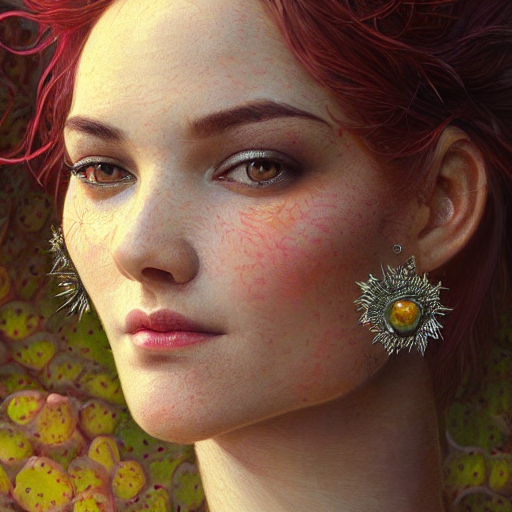 Stable Diffusion prompt: portrait made of prickly pear - PromptHero