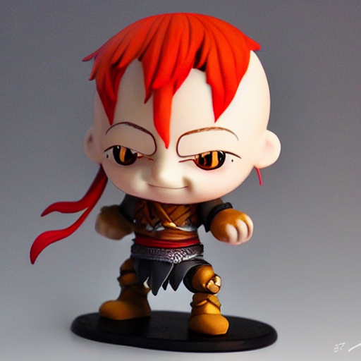 Stable Diffusion prompt: Chibi Kratos figurine, modern - PromptHero