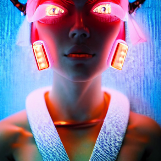 Stable Diffusion prompt: nft style,female japan humanoid - PromptHero