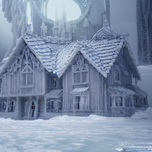 Stable Diffusion prompt: a house made of ice dream, - PromptHero
