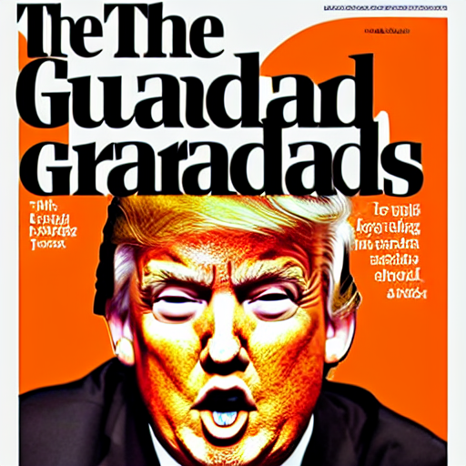 Stable Diffusion prompt: The Guardian, Cover, Trump - PromptHero