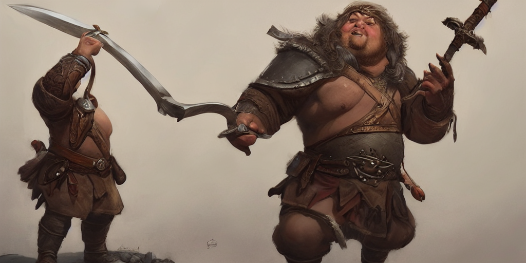 Stable Diffusion prompt: dnd character art for fat - PromptHero