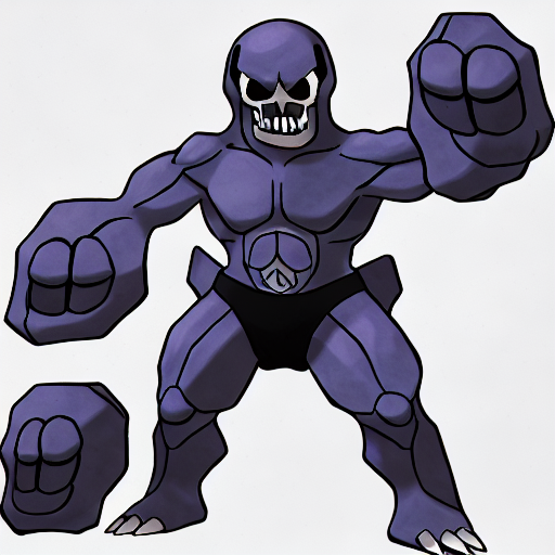 Text to Pokémon prompt: skull, 8k, cosmic, cinematic - PromptHero