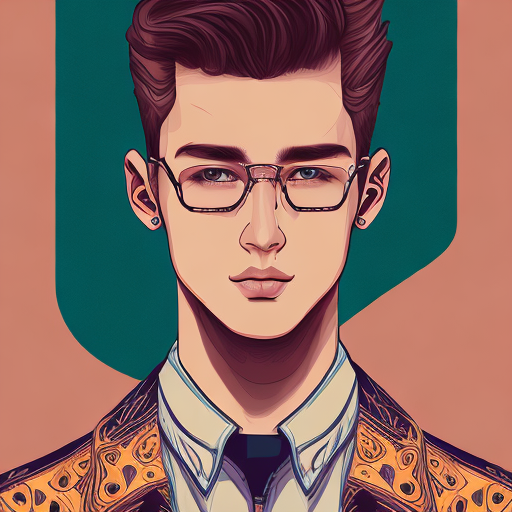 Prompt: smaug is a reddish-gold dragon with big bat-like wings and ...