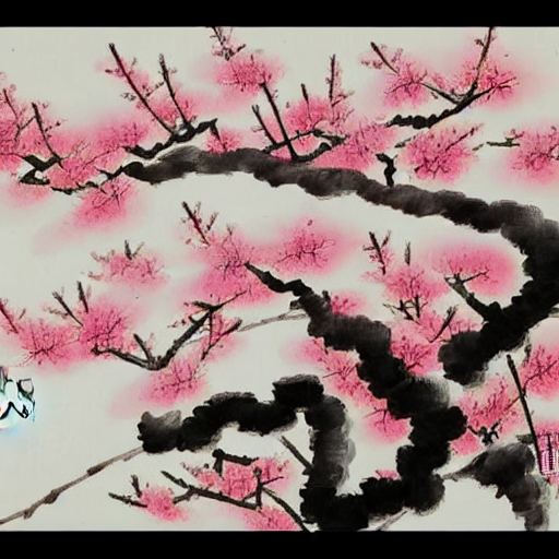 Stable Diffusion prompt: chinese ink painting,lots of - PromptHero
