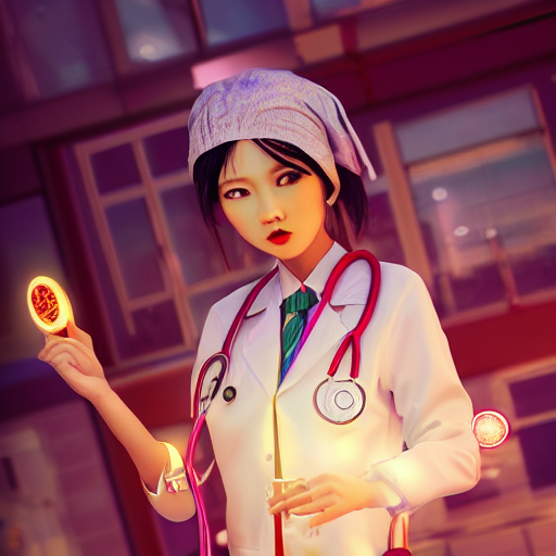 Stable Diffusion prompt: Doctor Nurse Professional Asian - PromptHero