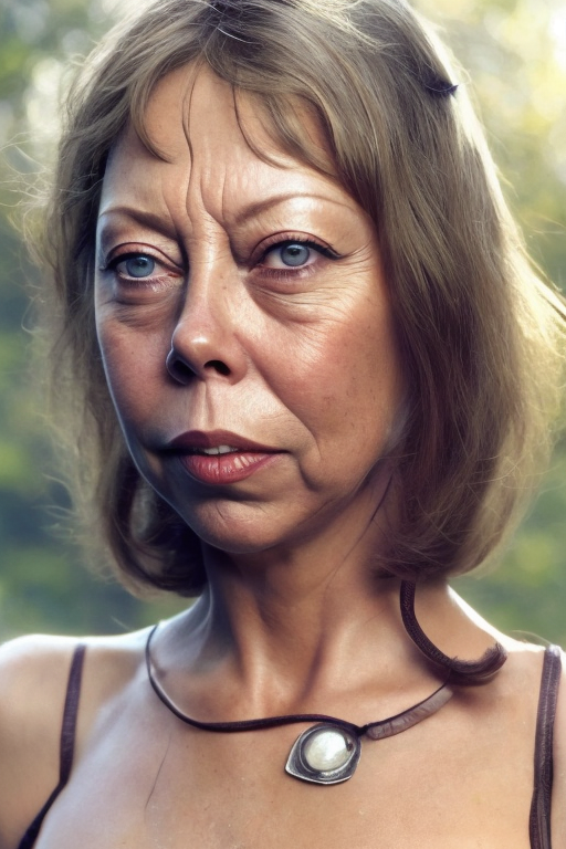 Openjourney prompt: Jenny Agutter dressed as lara - PromptHero