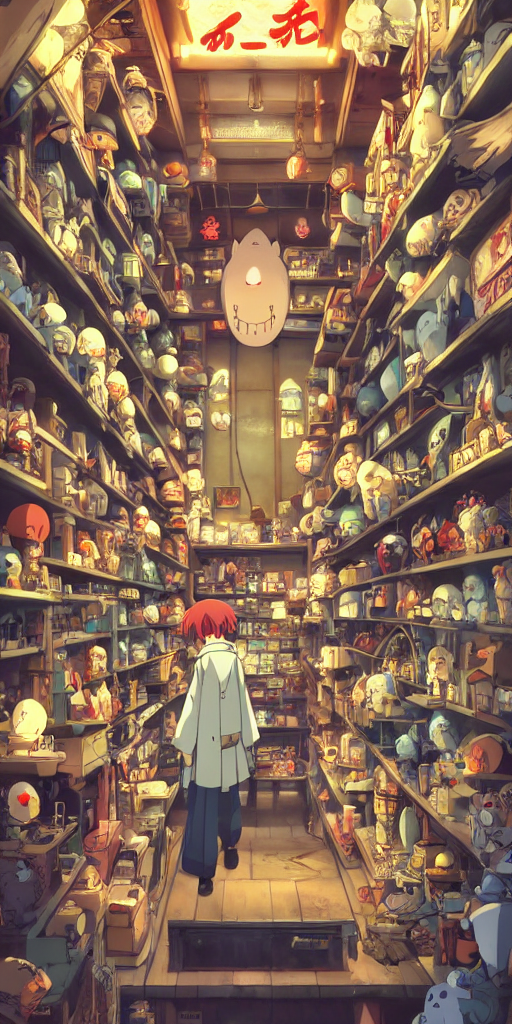 Stable Diffusion prompt: store full of curious - PromptHero