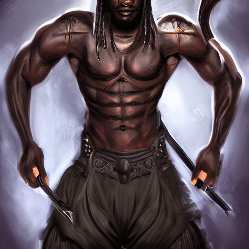 Stable Diffusion prompt: young assassin, African male, - PromptHero