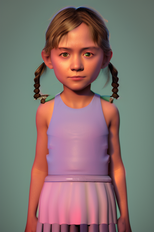 Stable Diffusion prompt: Pixar style little girl, 4k, 8k, - PromptHero