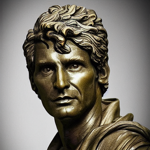 Stable Diffusion prompt: Bronze statue of Dyeus Pater, - PromptHero