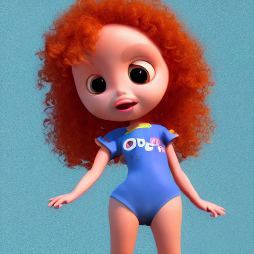 Stable Diffusion prompt: super cute girl, popmart style, - PromptHero