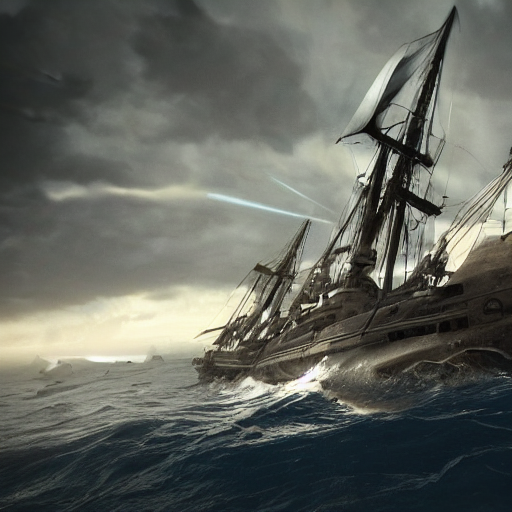 Stable Diffusion prompt: photo of a realistic ship, - PromptHero