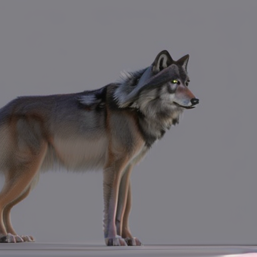 Stable Diffusion prompt: big alpha male wolf, full body - PromptHero