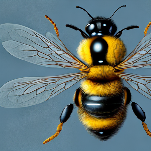 Openjourney prompt: create a hyper realistic bee based on - PromptHero