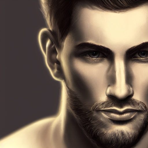 Stable Diffusion prompt: portrait of handsome male , - PromptHero