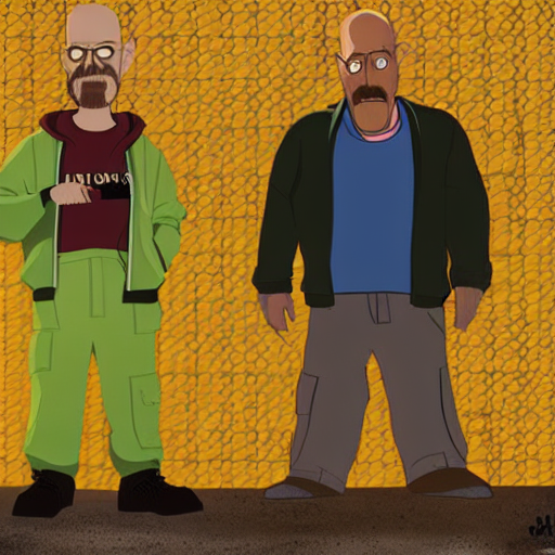 Stable Diffusion prompt: Breaking bad as a Pixar movie - PromptHero