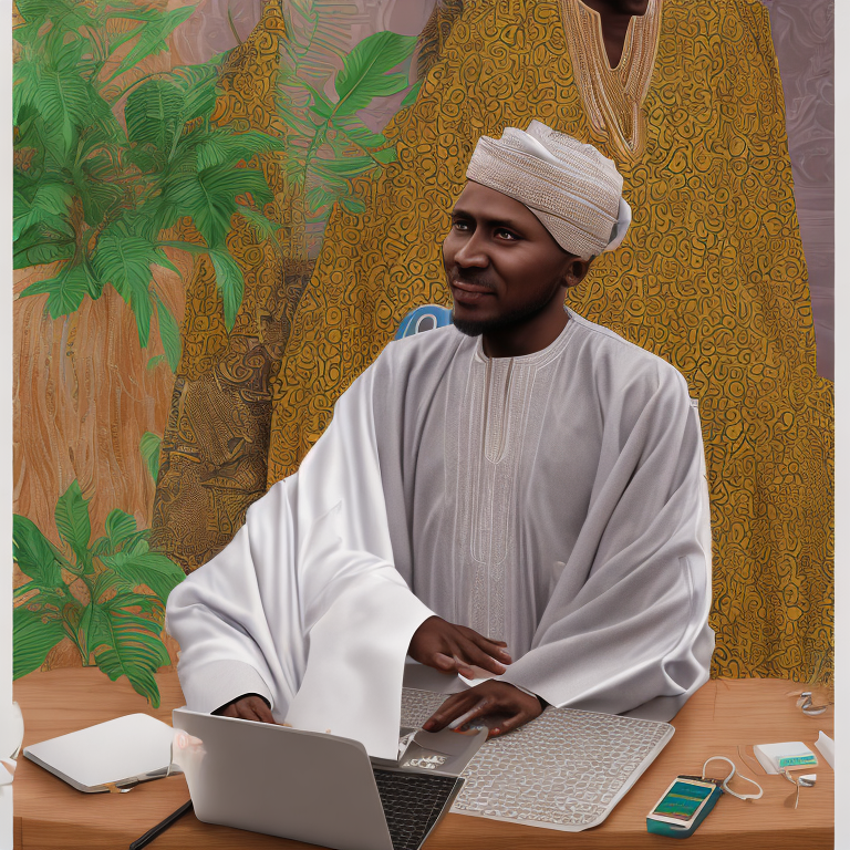 Openjourney prompt: A realistic drawing of a Hausa person - PromptHero