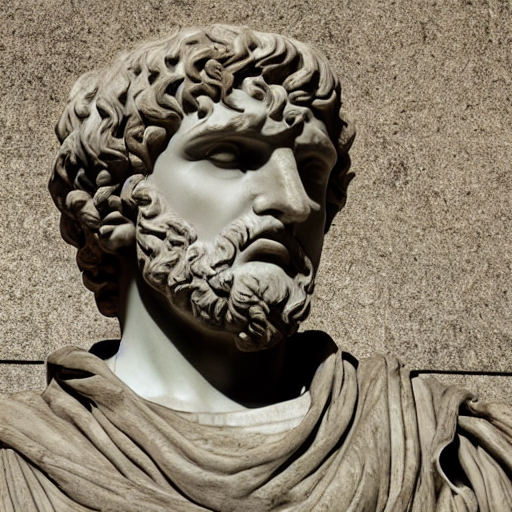 Stable Diffusion prompt: a marble statue of a sad and - PromptHero